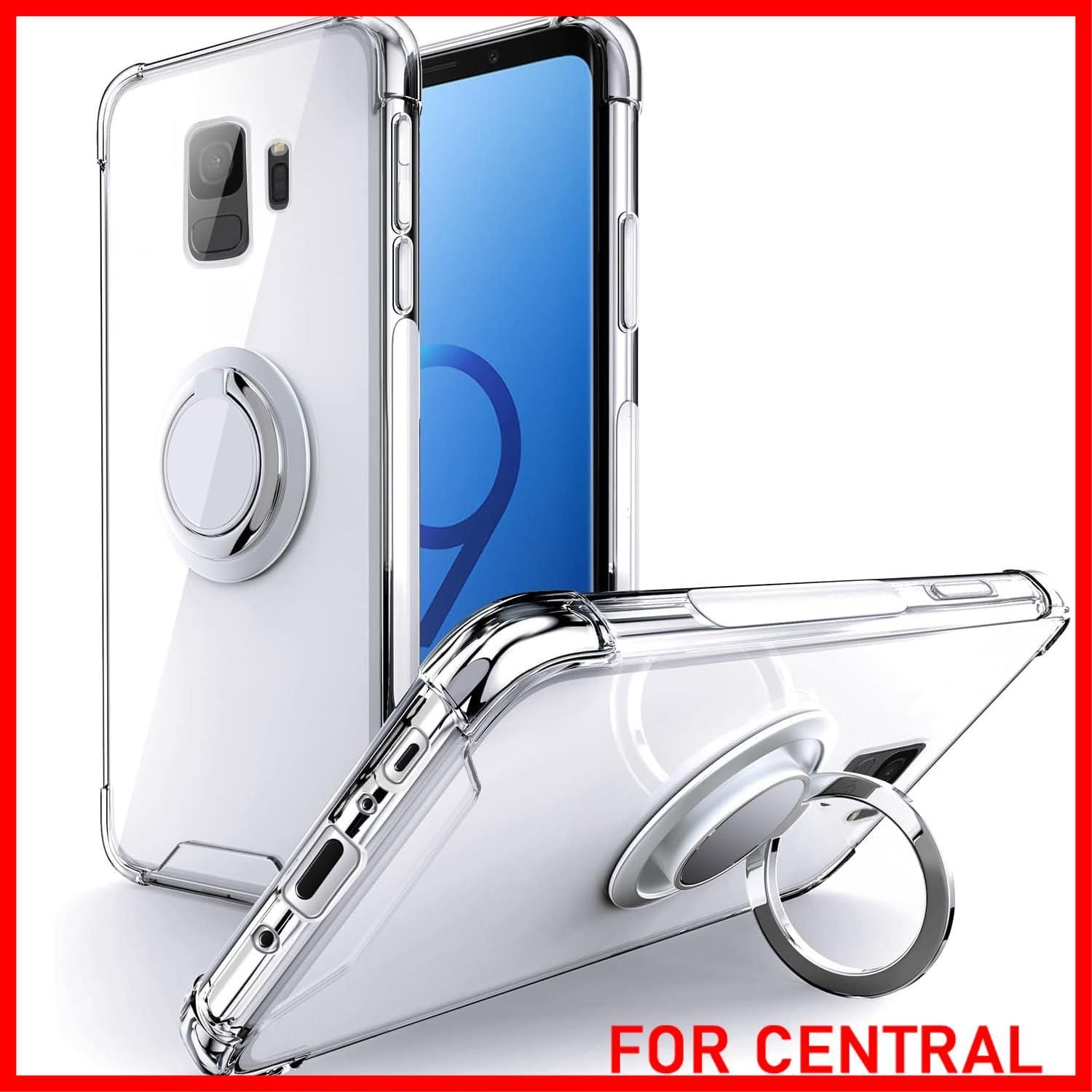 【特価商品】SHIELDS UP Galaxy S9 ケース SC02K SCV38 カバー リング付き 耐衝撃 耐久 すり傷防止 滑り止め 四隅がエアクッション構造 スタンド付き 透明 ...