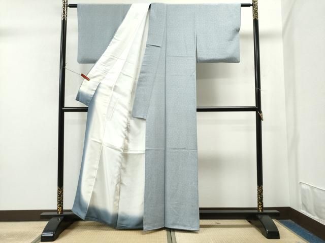 平和屋着物○江戸小紋 寺山存男作 吉祥小紋柄 正絹 逸品 CAAS7297yc