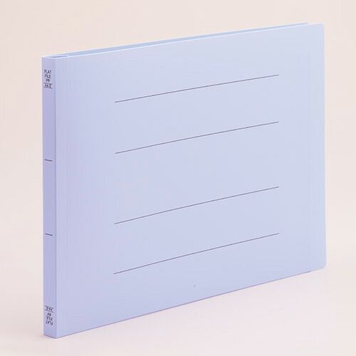 （まとめ買い）ビュートン フラットファイルPP A4E 判ヨコ型 背幅18mm ブルー FF-A4E-B 【10冊セット】 - メルカリ