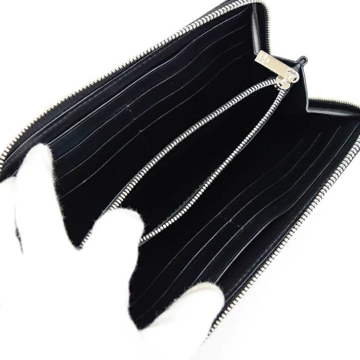 【Aランク】 ベルルッティ Berluti イタウバ ラウンドジップ ウォレット PVC / スクリットレザー N207364 長財布 ラウンドファスナー ロングウォレット メンズ ダークグレー / ダークブラウン 正規品 美品 中古 mbj26037 ベルルッティ Berluti イタウバ ラウンドジップ ウォレット PVC