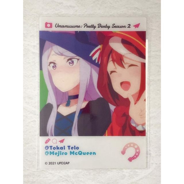 TVアニメ ウマ娘 プリティーダービー Season 2 EMOCA A BOX SNS風デザイン クリアカード トウカイテイオー メジロマックイーン ☆☆☆☆ - メルカリ