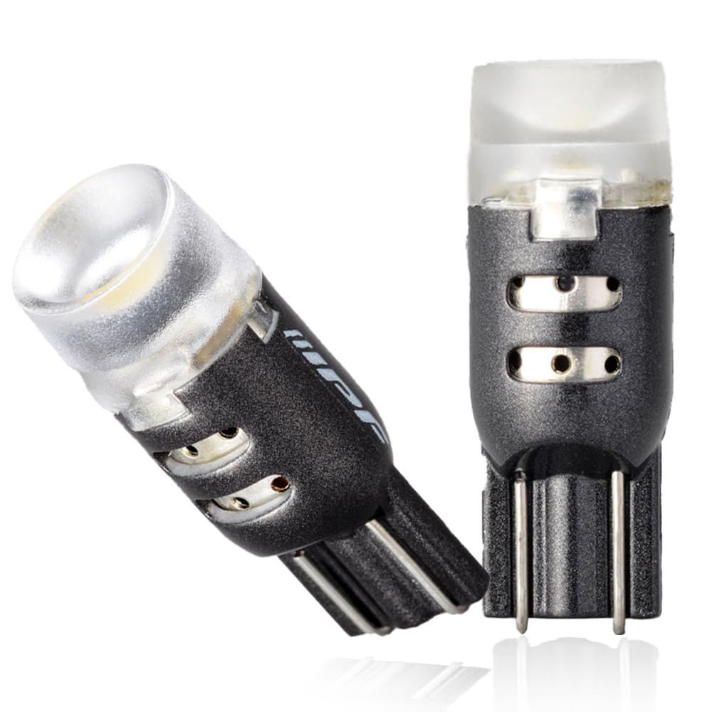 LED 車用 ポジションランプ T10 130lm IPF 6500K by ホワイト Basic 12V用 2本入 M's 車検対応 限定】 後方照射全反射レンズ採用 【 AMZ-PL001 ...