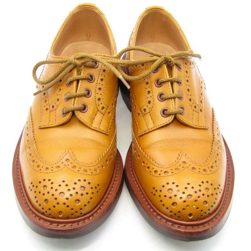 美品 Tricker's トリッカーズ UK6 ダービーブローグシューズ 美品 Tricker's トリッカーズ UK6 ダービーブローグシューズ