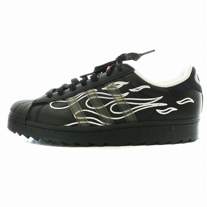 adidas originals × No Sleep Rave Club Superstar Ripple Core Black Footw ...