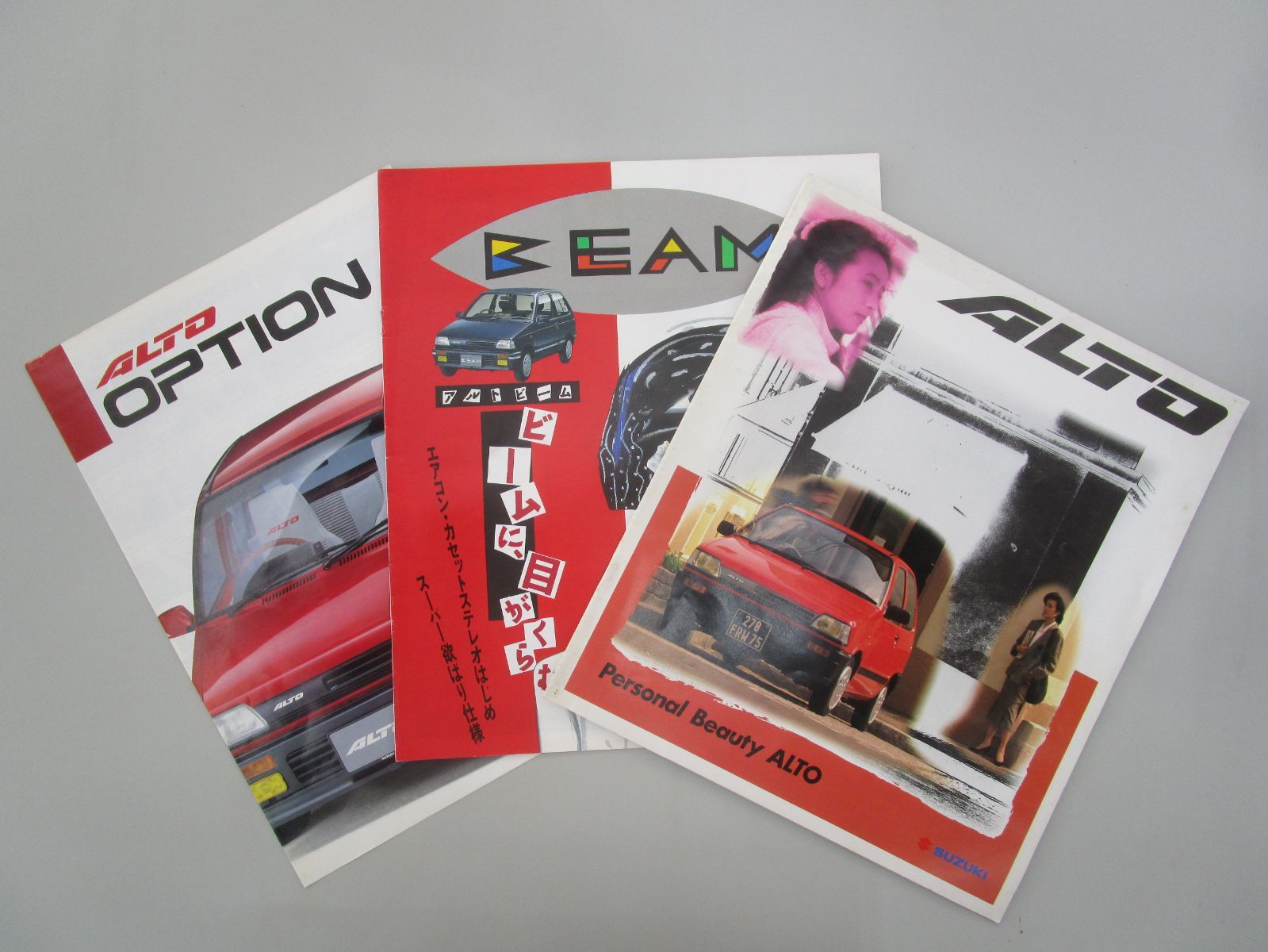 2代目 アルト CA71系(昭和62年8月)カタログ＆特別仕様車 アルトビーム(昭和63年6月)カタログ＆オプションカタログ《3種セット ...