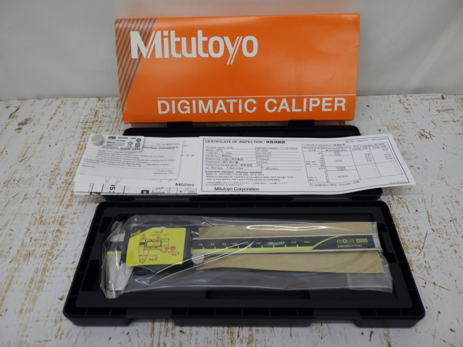 ミツトヨ デジタルノギス ABS デジマチックキャリパ CD-15AX 500-151-30 未使用品 - メルカリ