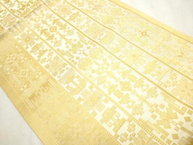 平和屋着物○八寸名古屋帯 吉祥間道 正絹 逸品 CAAX1525hy