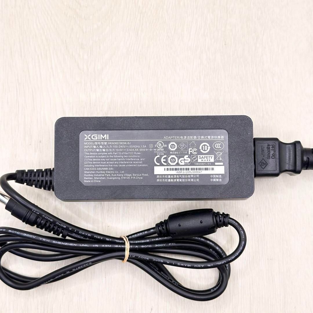HKA06519034-6J XGIMI エクスジミー 純正 プロジェクター ACアダプター アダプタ 電源アダプター 19V 3.42A ...