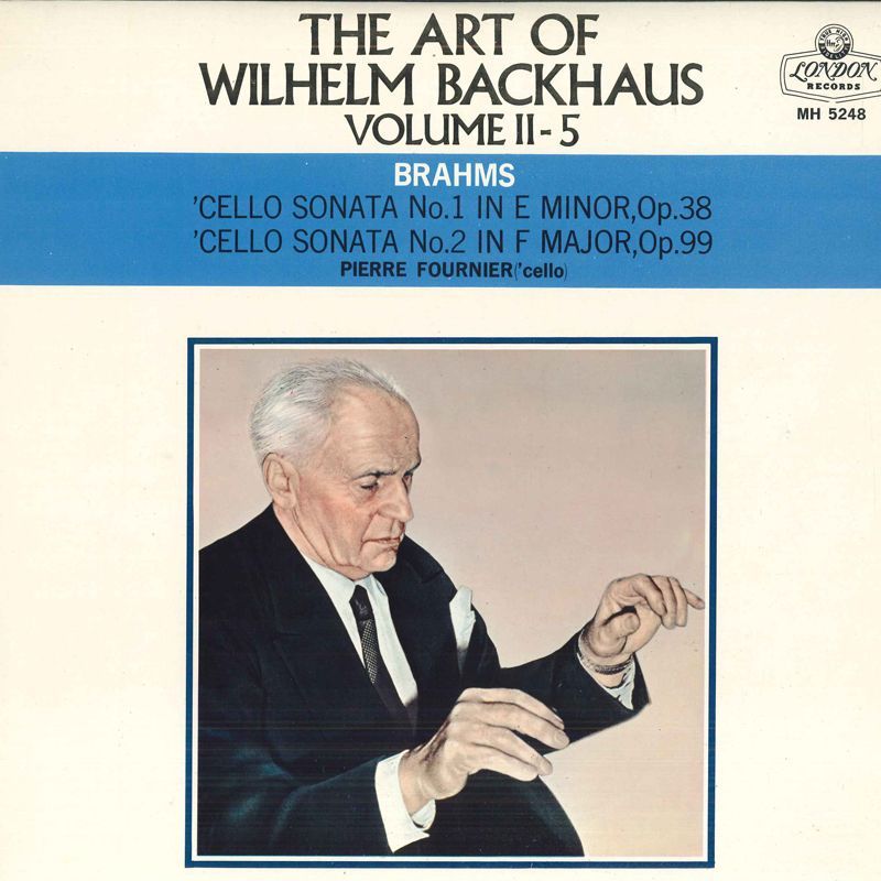 LP Brahms, Pierre Fournier, Backh Art Of Wilhelm Backhaus VolumeII-5 ...