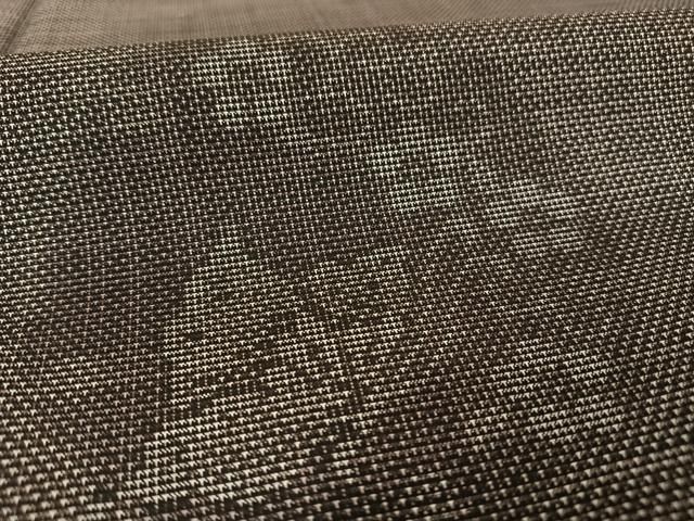 平和屋着物○本場大島紬 9マルキ 雪輪舞蝶文 正絹 逸品 AAAV9126np