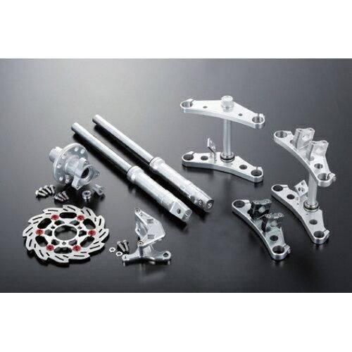 【新品・4営業日で発送】SHIFT UP ワイドステムフロントフォークKIT 2pods ワイド208mm／ステムφ27mm バーハンドル対応クランプ付 ガンメタ S205385-19 - メルカリ