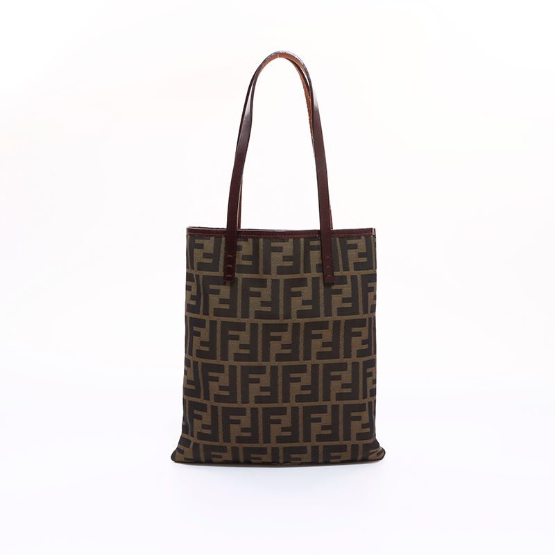 FENDI フェンディ トートバッグ ポーチ付きミニトートズッカ柄 FENDI フェンディ トートバッグ ポーチ付きミニトートズッカ柄