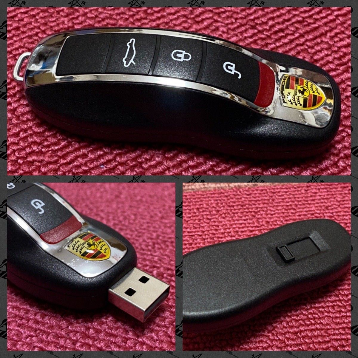 新品未使用 USB 128GB PORSCHE ポルシェスマートキーデザインUSB - メルカリ