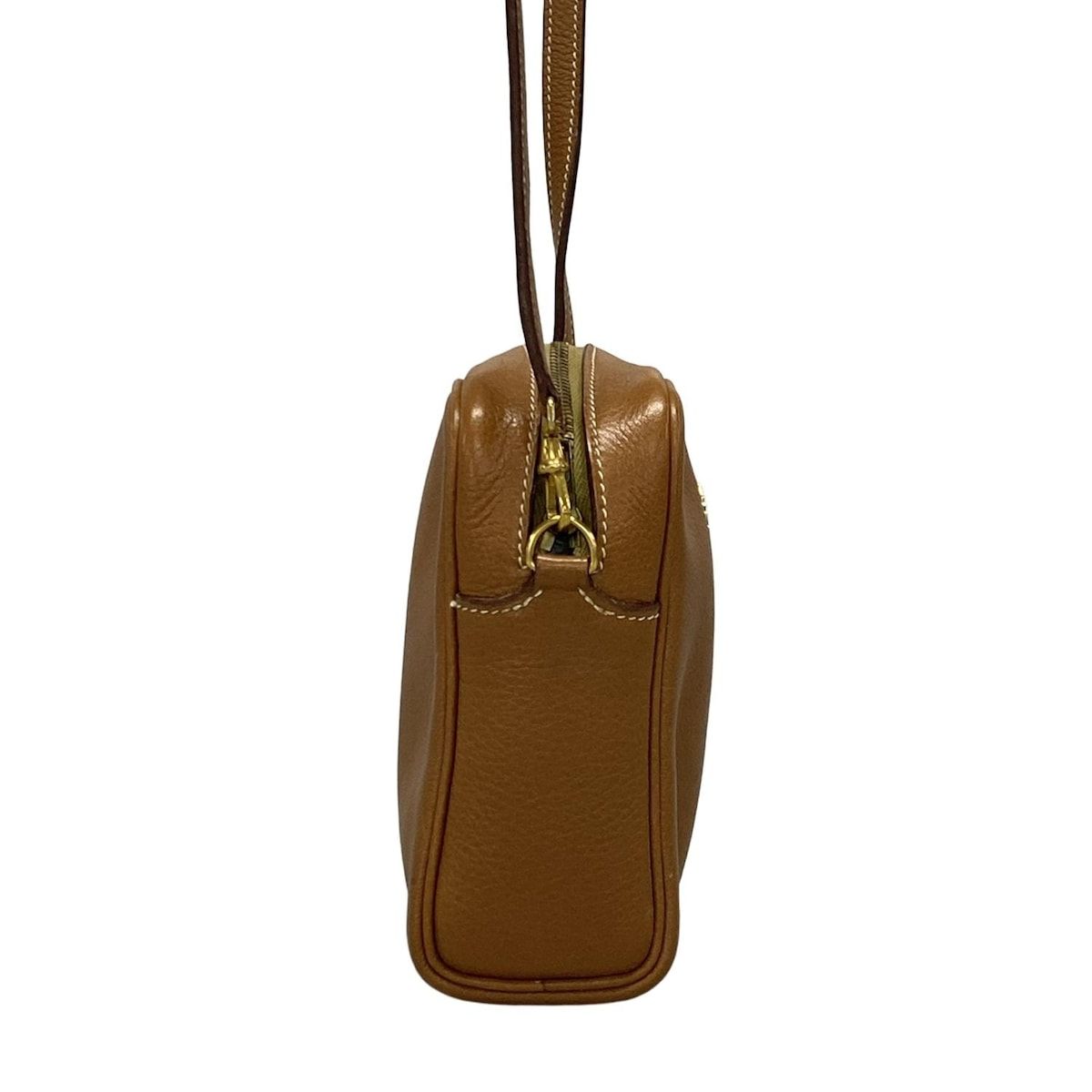 HERMES(エルメス) ショルダーバッグ ジョッキー ゴールド レザー HERMES(エルメス) ショルダーバッグ ジョッキー ゴールド レザー