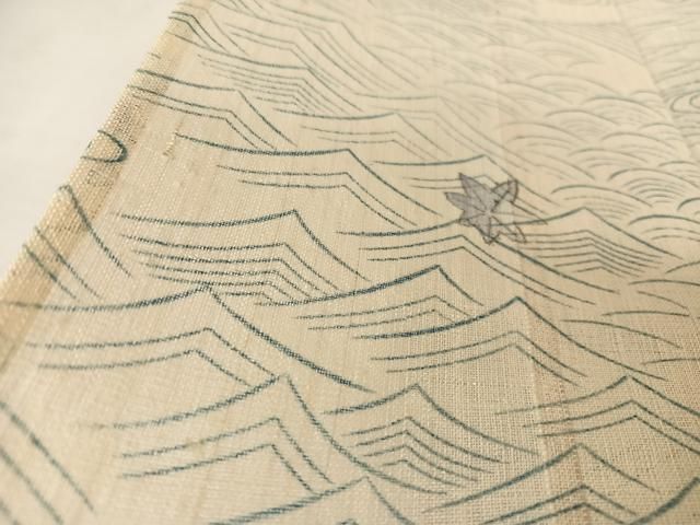 平和屋着物□上質な紬 霞文 正絹 逸品 AAAU7691ru