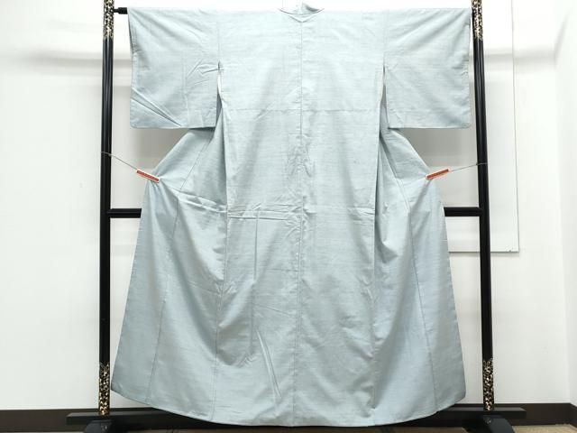 平和屋着物○本場結城紬 重要無形文化財 100亀甲 兎花 正絹 逸品