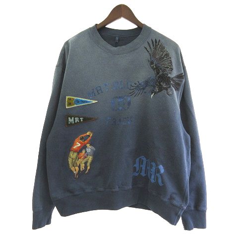 コッキ KHOKI タグ付き 25ss-t-01 Vintage-effect sweatshirt カレッジ
