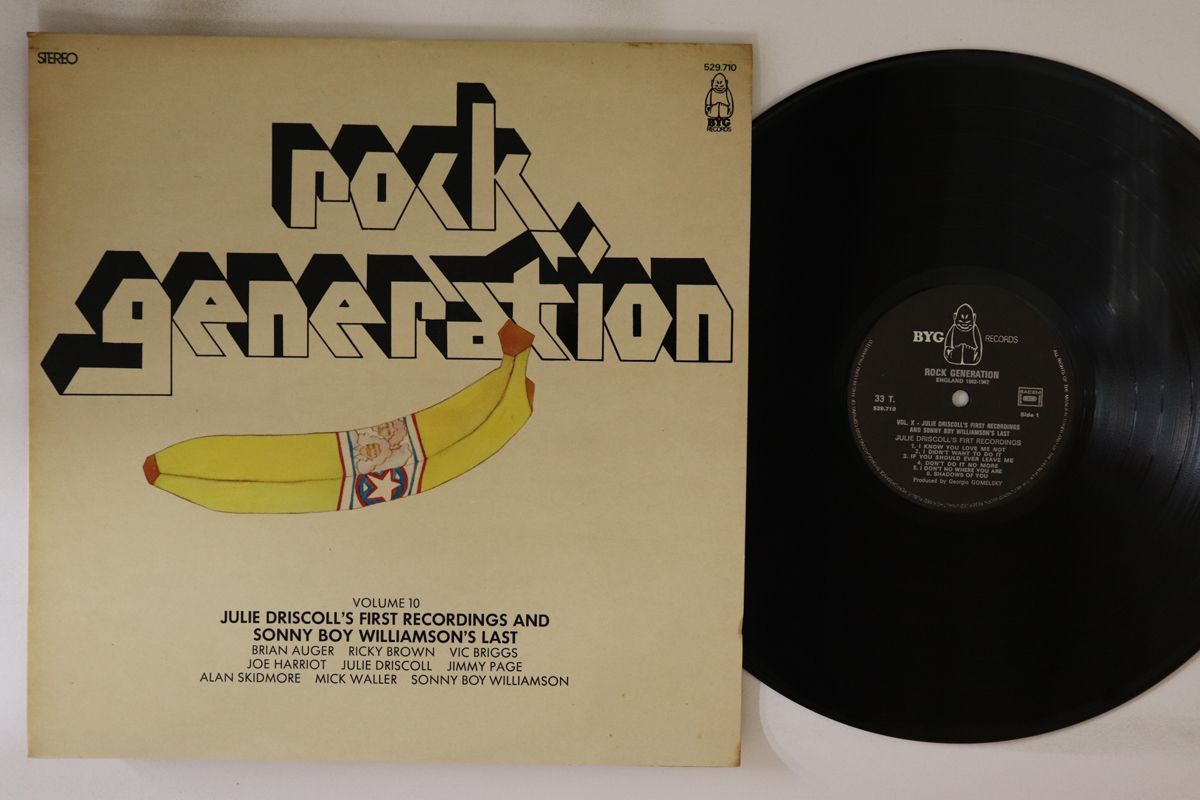仏LP Julie Driscoll, Sonny Boy Williamson Rock Generation Volume 10 ...