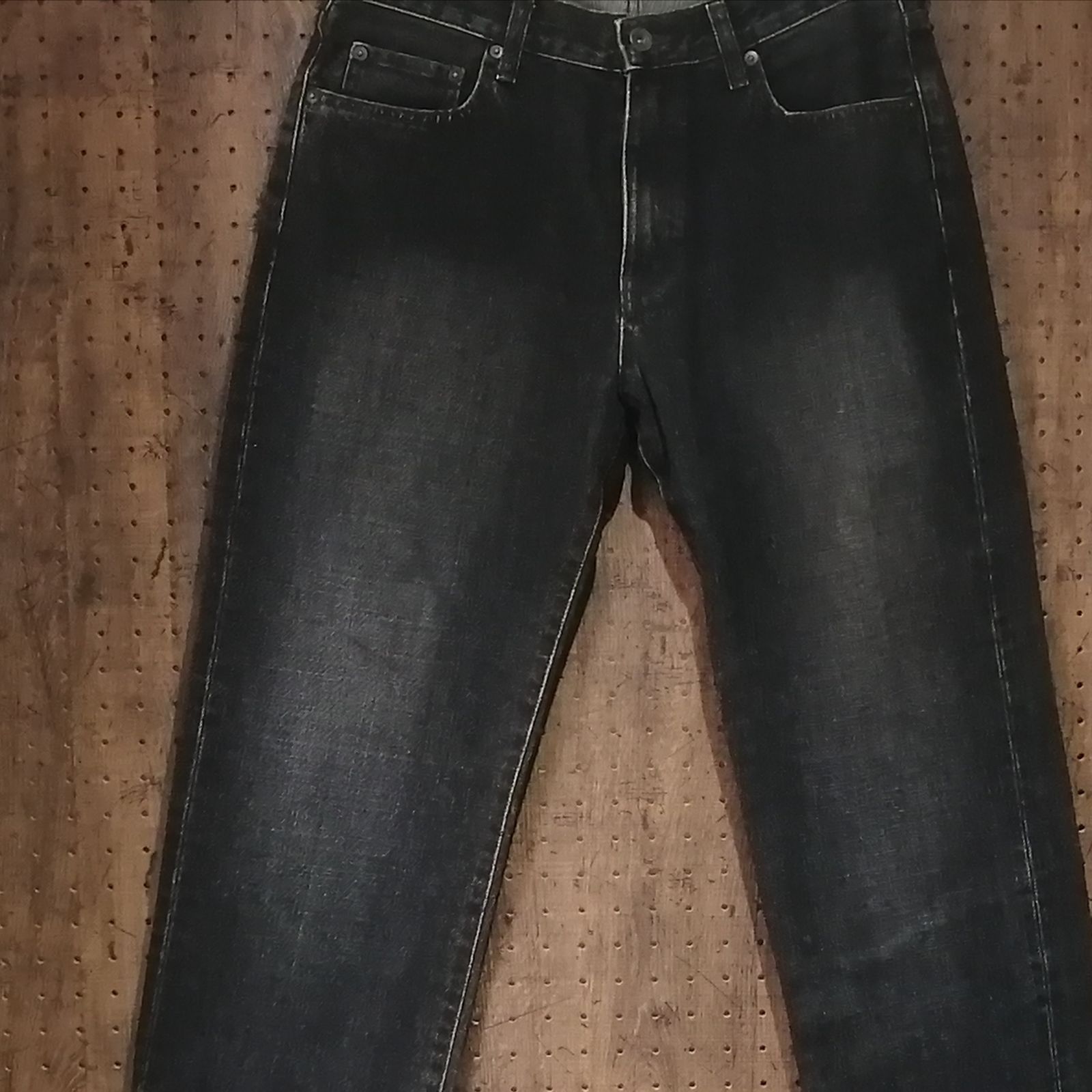 UNIQLO ユニクロ ブラックデニムジーンズ ウエスト31 3211-702 - メルカリ