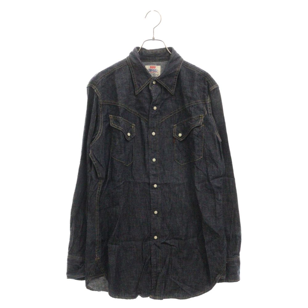Levi's (リーバイス) TWO HORSE BRAND 長袖ウェスタンデニムシャツ インディゴ PCL04-332211 - メルカリ