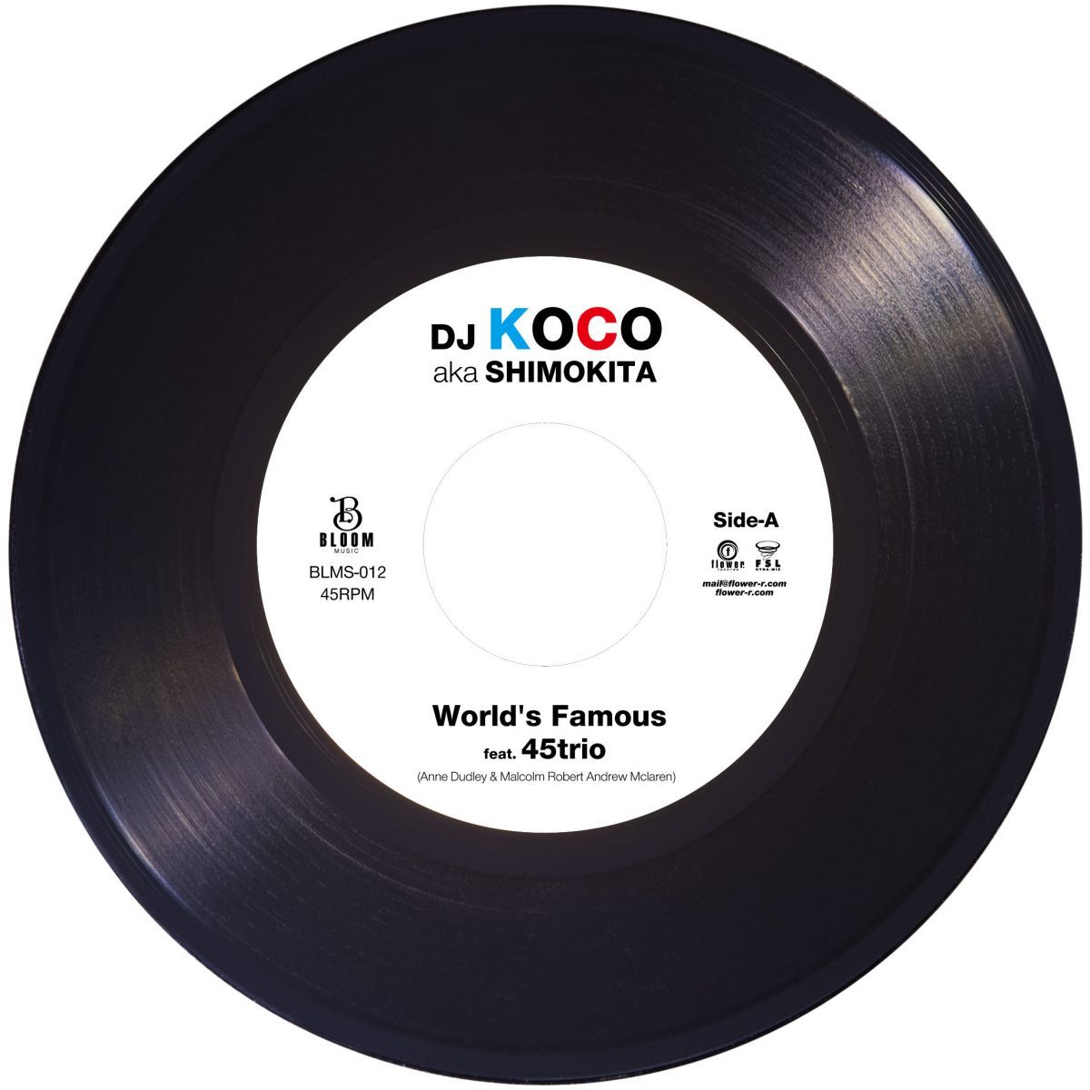7” DJ KOCO aka SHIMOKITA Worlds Famous BLMS012 Bloom Music /00080 - メルカリ