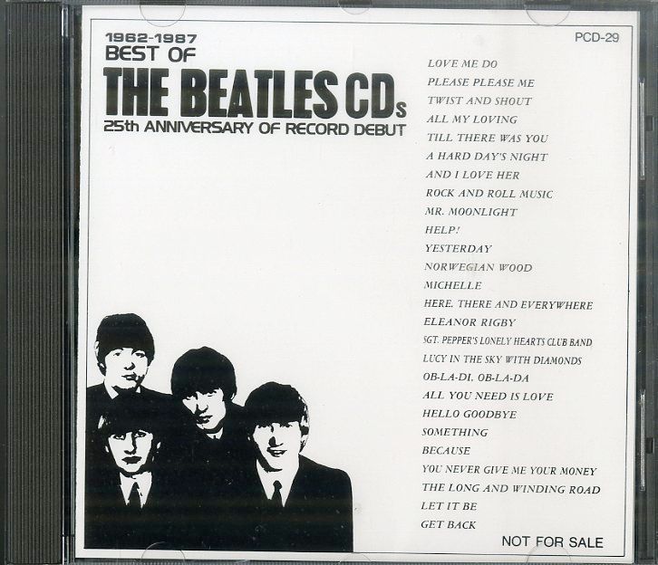 CD1枚 / ビートルズ / Best Of The Beatles CDs 1962 - 1987 / 25th Anniversary ...