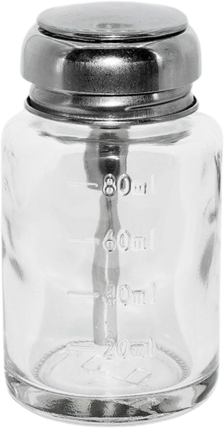 Quikaboo プッシュダウンポンプディスペンサー 液体保存容器 プレスボトル 押し下げ ポンプボトル ネイルポリッシュリムーバー メイク落とし( 80ml) - メルカリ