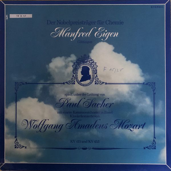 独LP Manfred Eigen Spielt Unter Der Der Nobelpreistrager Fur Chemie Manfred Eigen Spiel 2891282 ...