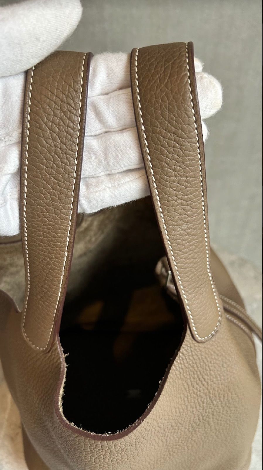 HERMES】ピコタンロックMM エトゥープ シルバー金具 - メルカリ HERMES】ピコタンロックMM エトゥープ シルバー金具 - メルカリ