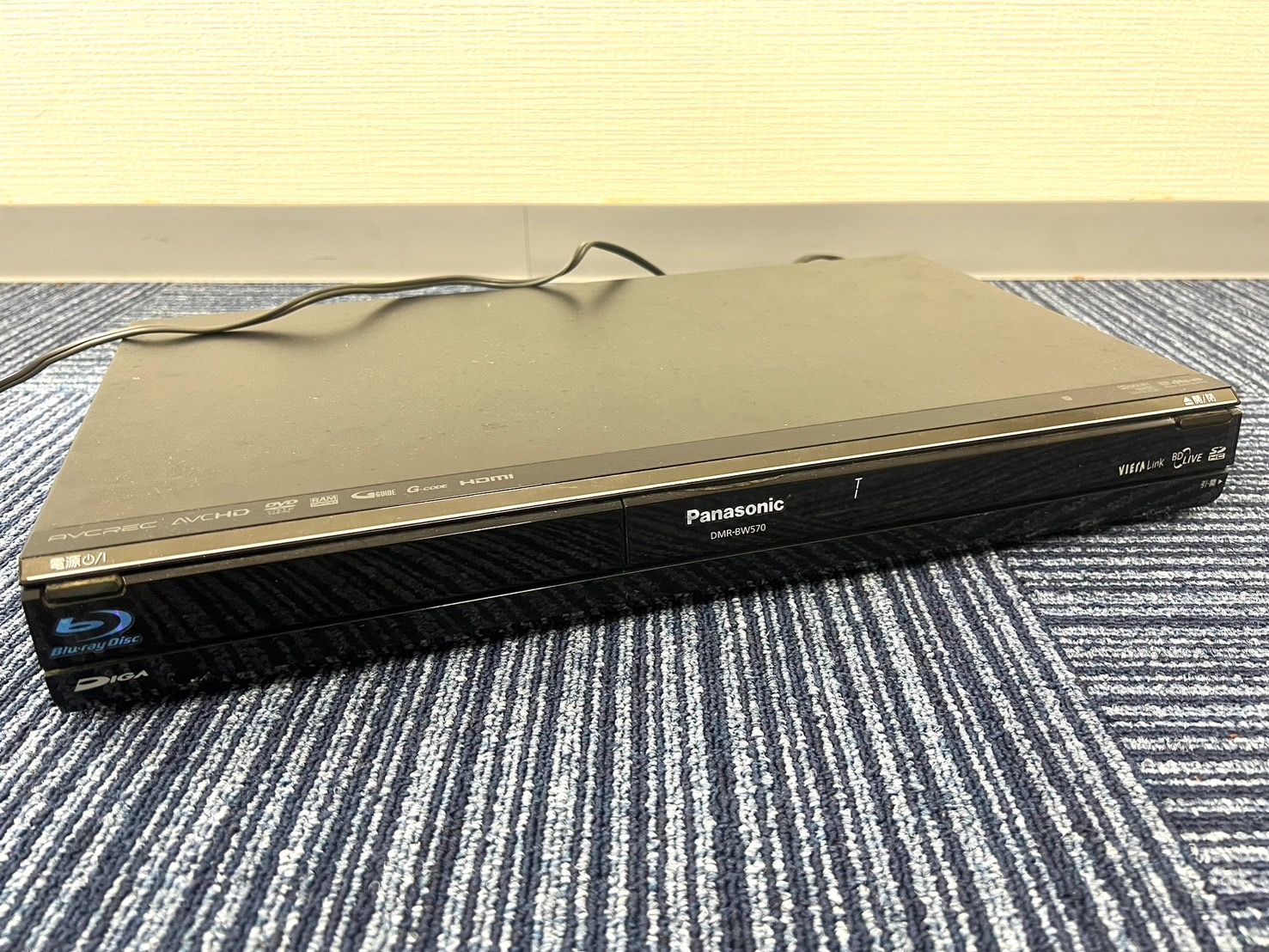 NG S504-NG2-122 Panasonic パナソニック VIERA DMR-BW570 ブルーレイレコーダー 2009年製 通電確認 ...