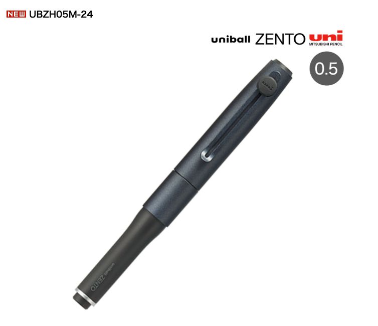 【超人気・売切れ続出 新品未使用】ゼント シグニチャーモデル 0.5 uniball ZENTO ユニボール 三菱鉛筆 メタリックブラック UB-ZH-05M.24 - メルカリ