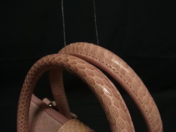 □極上□本物□新品同様□ SONIA RYKIEL ソニアリキエル パイソン 2WAY