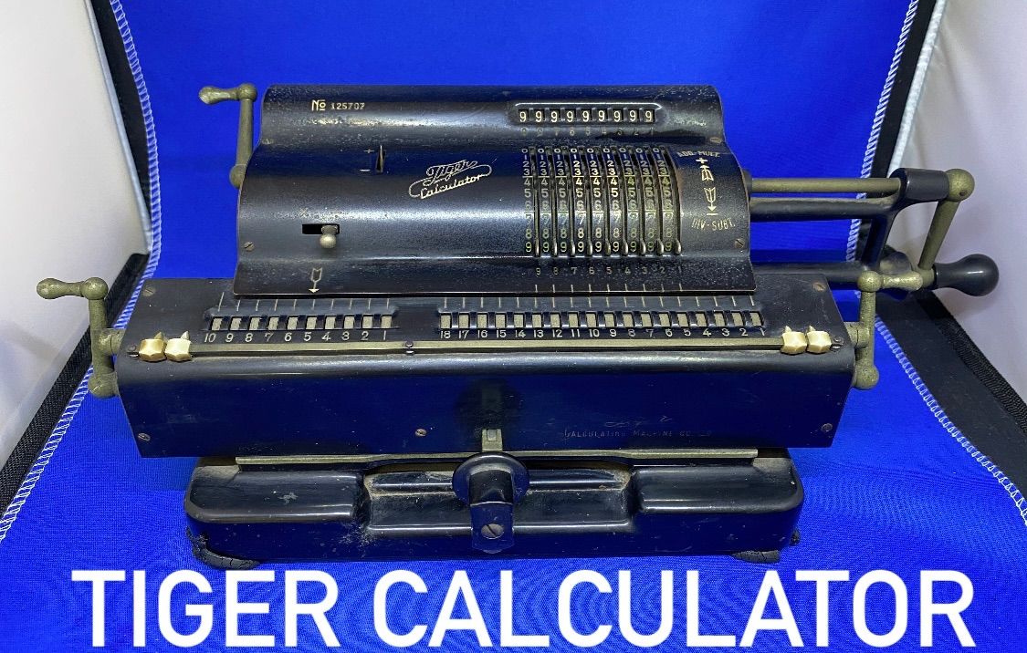 地域限定送料無料‼️ジャンク🍀 Tiger Calculator タイガー 計算機 ノーチェック現状渡し *1946 - メルカリ