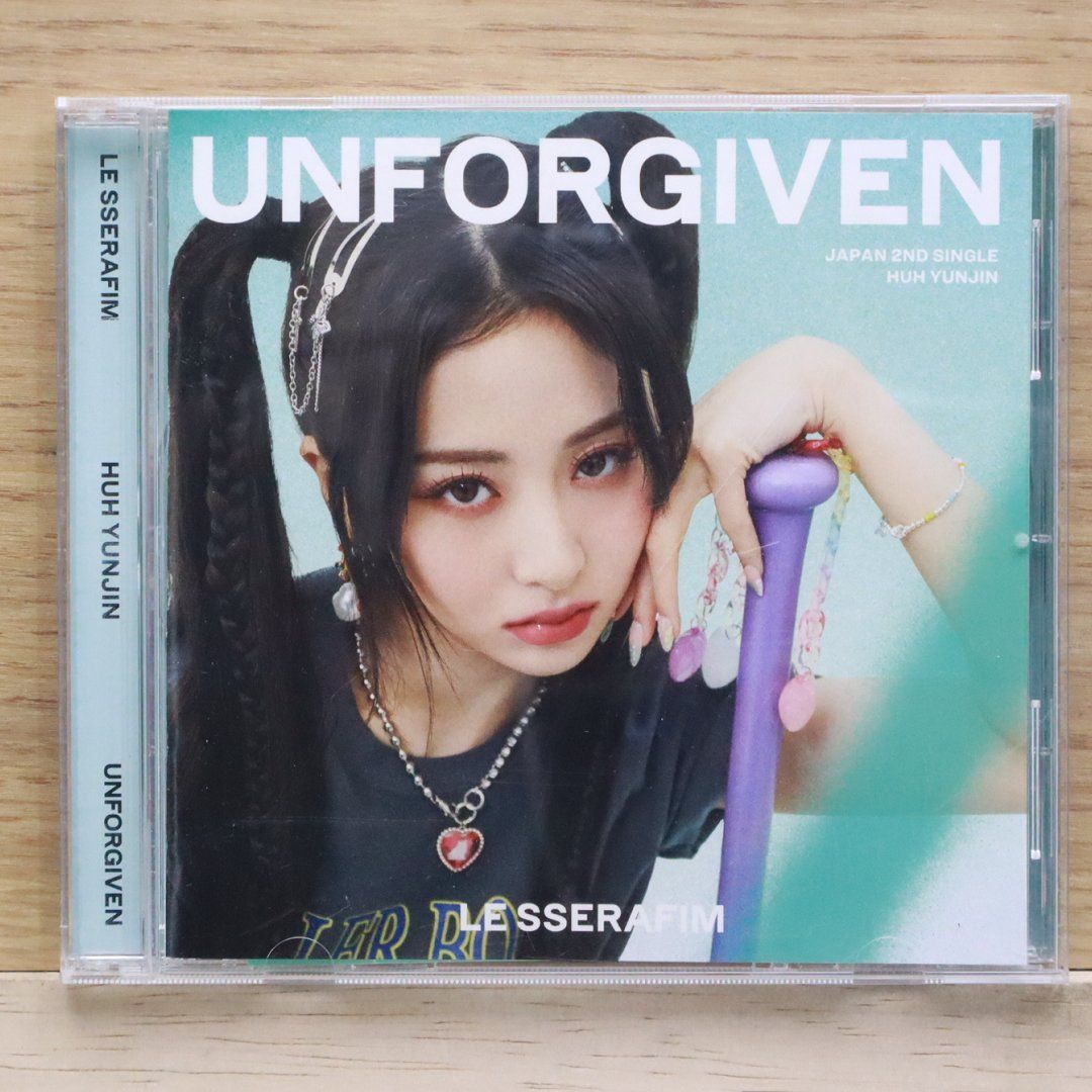 国内盤CD★ルセラフィム/LE SSERAFIM UNFORGIVEN (初回限定 メンバーソロジャケット盤【HUH YUNJIN ...