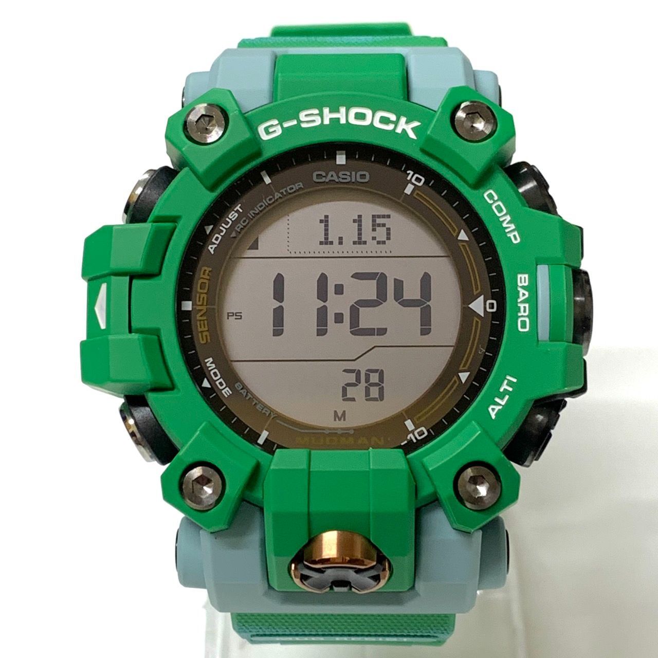 【CASIO】カシオ/G-SHOCK/腕時計/マッドマン/EARTHWATCHコラボレーション/ヒロオビフィジーイグアナ/GW-9500KJ ...