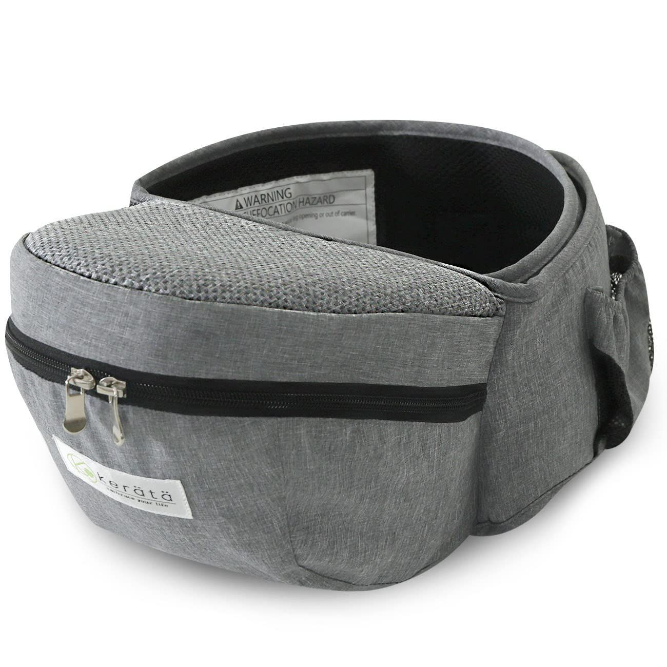 【特価セール】(ケラッタ) HipGo ヒップシート 抱っこ紐 軽量たったの375g ウエストキャリー 滑り止め付 ウエストポーチ (グレー) - メルカリ