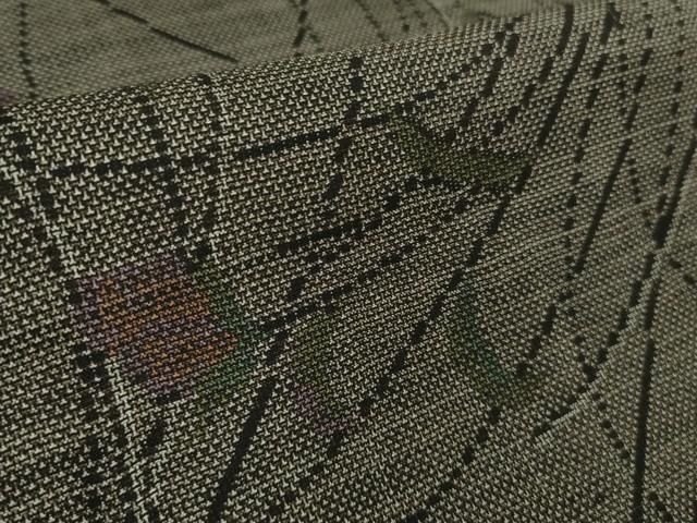 平和屋着物□極上 本場大島紬 9マルキ 枝蕾 逸品 DZAA7916kh5