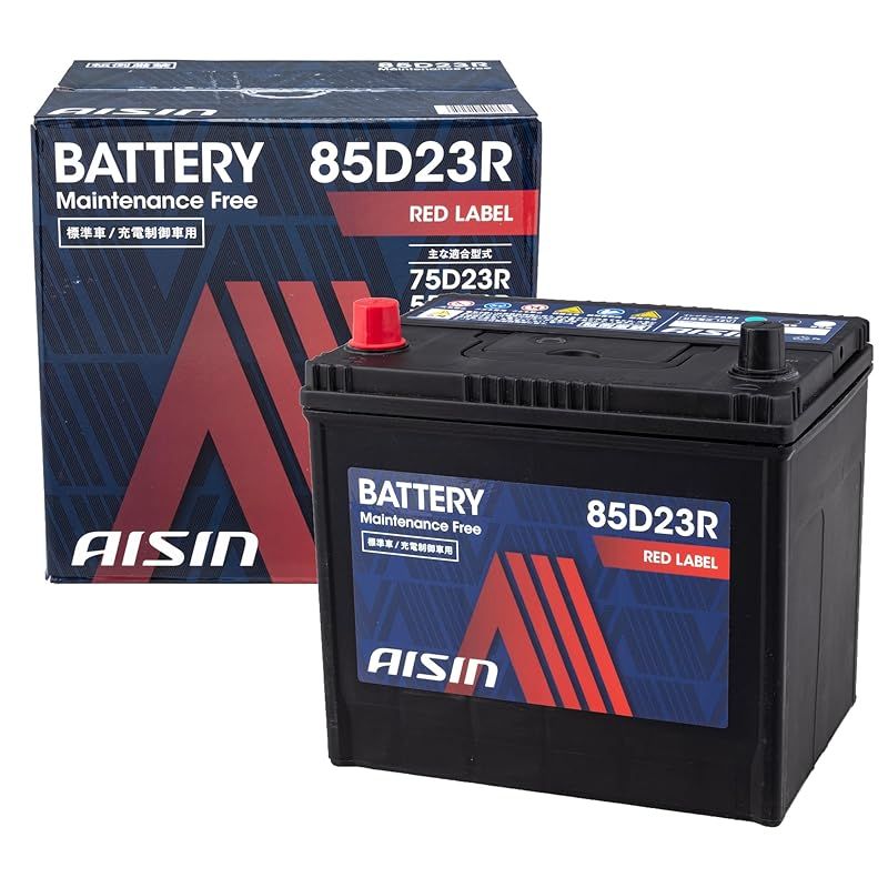 アイシン(AISIN) 車用 バッテリー 85D23R (75D23R 55D23R ほか) 標準車/充電制御車対応 RED LABEL BTRAZ-9085D23R - メルカリ