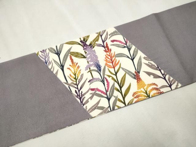 平和屋着物○九寸名古屋帯 絞り 舞葉文 正絹 逸品 CAAY2634hy 楽天