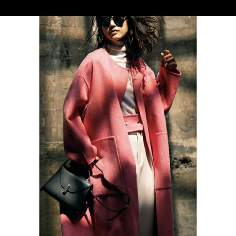 ララ様 2019AW ノーカラーコート - メルカリ