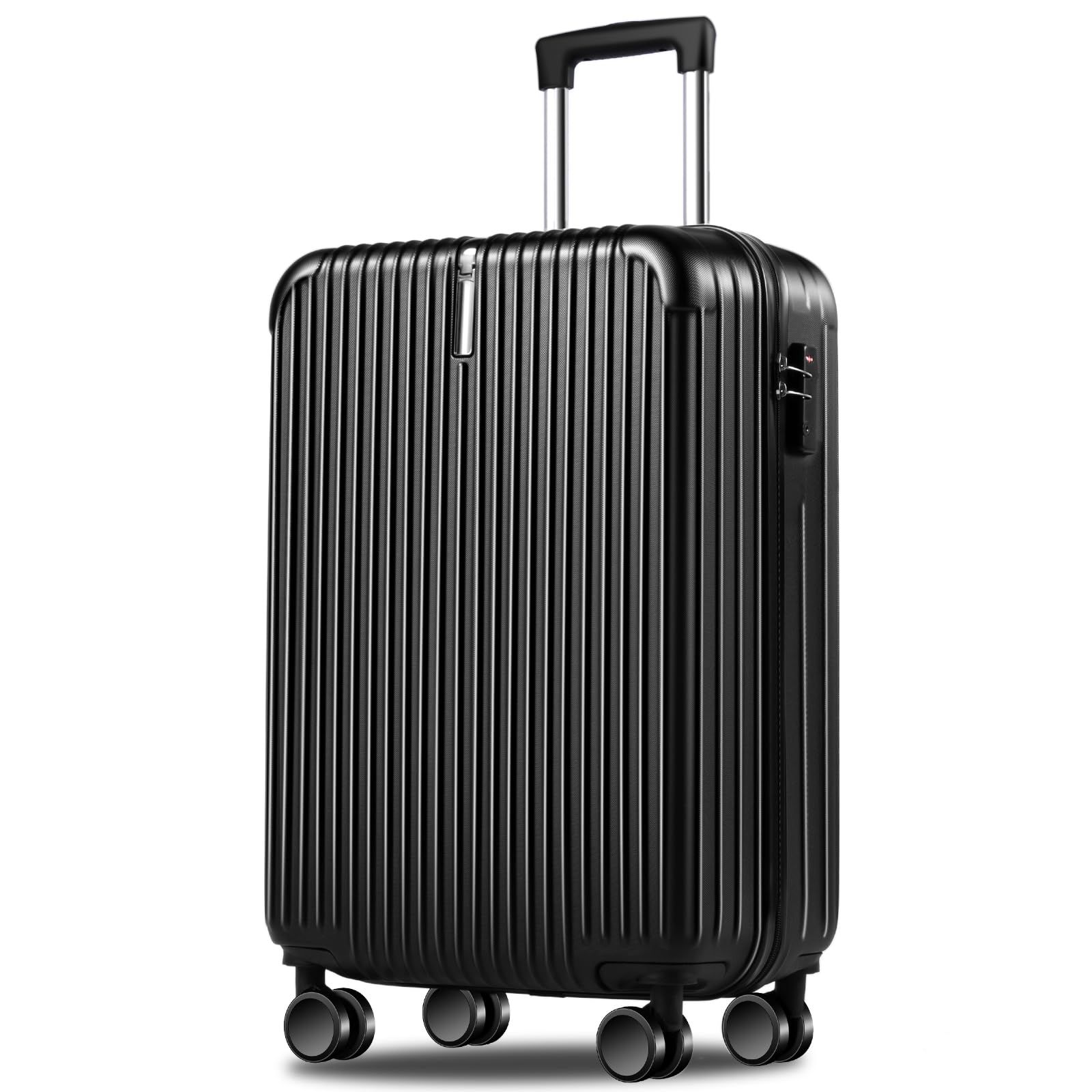 Sサイズ 出張 小型 機内持込サイズ 国内旅行 海外旅行 修学旅行 ビジネス 35L ファスナー式 泊まる TSAローク搭載 静音 ブラック 耐衝撃 360度回転 隠しフック機能 超軽量 ...