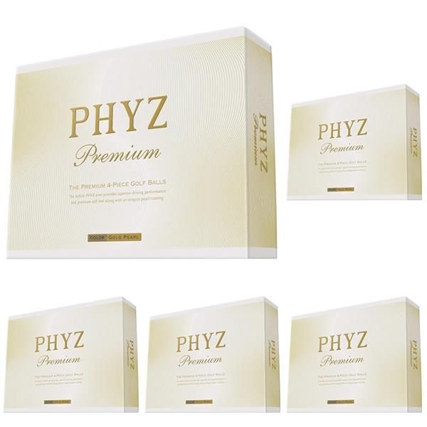 [送料込み]Pack of 5_単品 BRIDGESTONE(ブリヂストン) ゴルフボール PHYZ プレミアム 1ダース(12個入り) ゴールドパール PMGX (× 5) - メルカリ