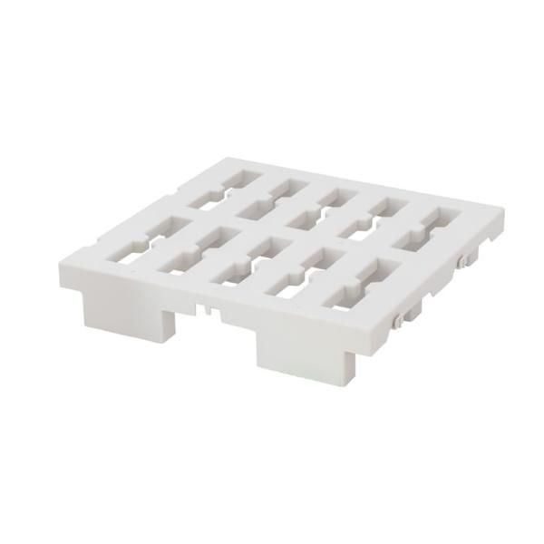 【新品・4営業日で発送】ベストコ 連結できる マルチパレット プラスチック すのこ ハーフ アイボリー 37.5×38cm 日本製 MA ...