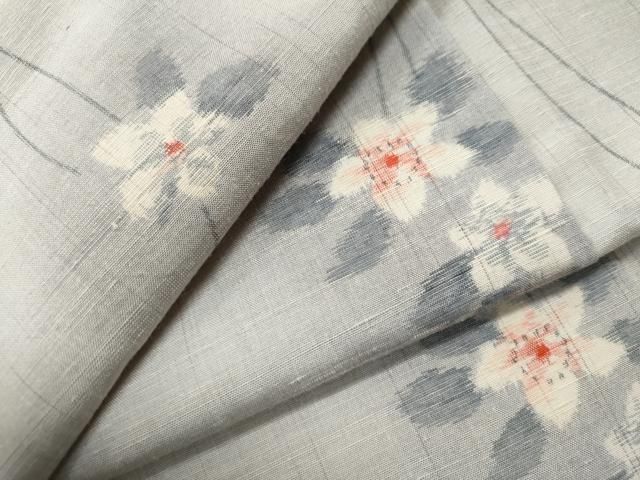 平和屋着物○小千谷紬 枝花文 正絹 逸品 CAAS7189yc - メルカリ
