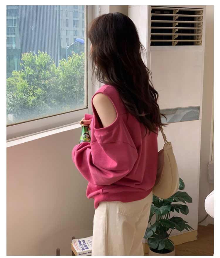 肩開き トレーナー 肩出し スウェット トップス レディース 肩 肩開き トレーナー 肩出し スウェット トップス レディース 肩