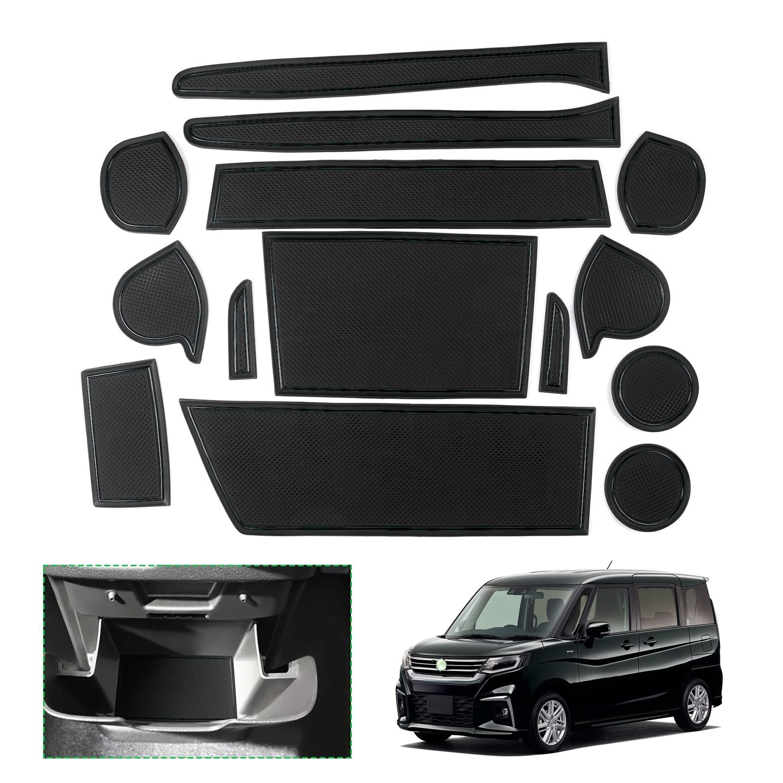 【数量限定】【GAFAT】スズキ ソリオ MA27S/MA37S/MA47S型 4代目 ソリオ バンディット 2020年～現行 SUZUKI SOLIO ハイブリッド 新型 専用 ドアポケット ...