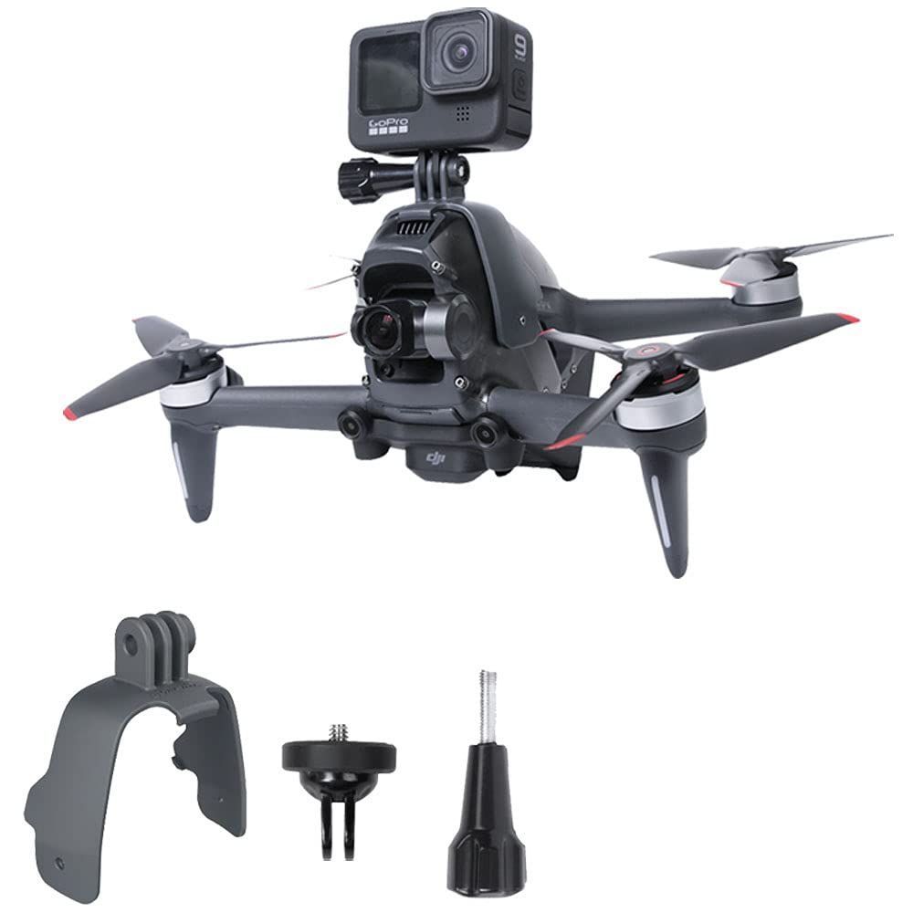 【在庫処分】Kiowon DJI FPVドローン 対応 拡張ブラケット 1/4標準アダプター/Go-Pro アダプターフィルライト カメラ ...