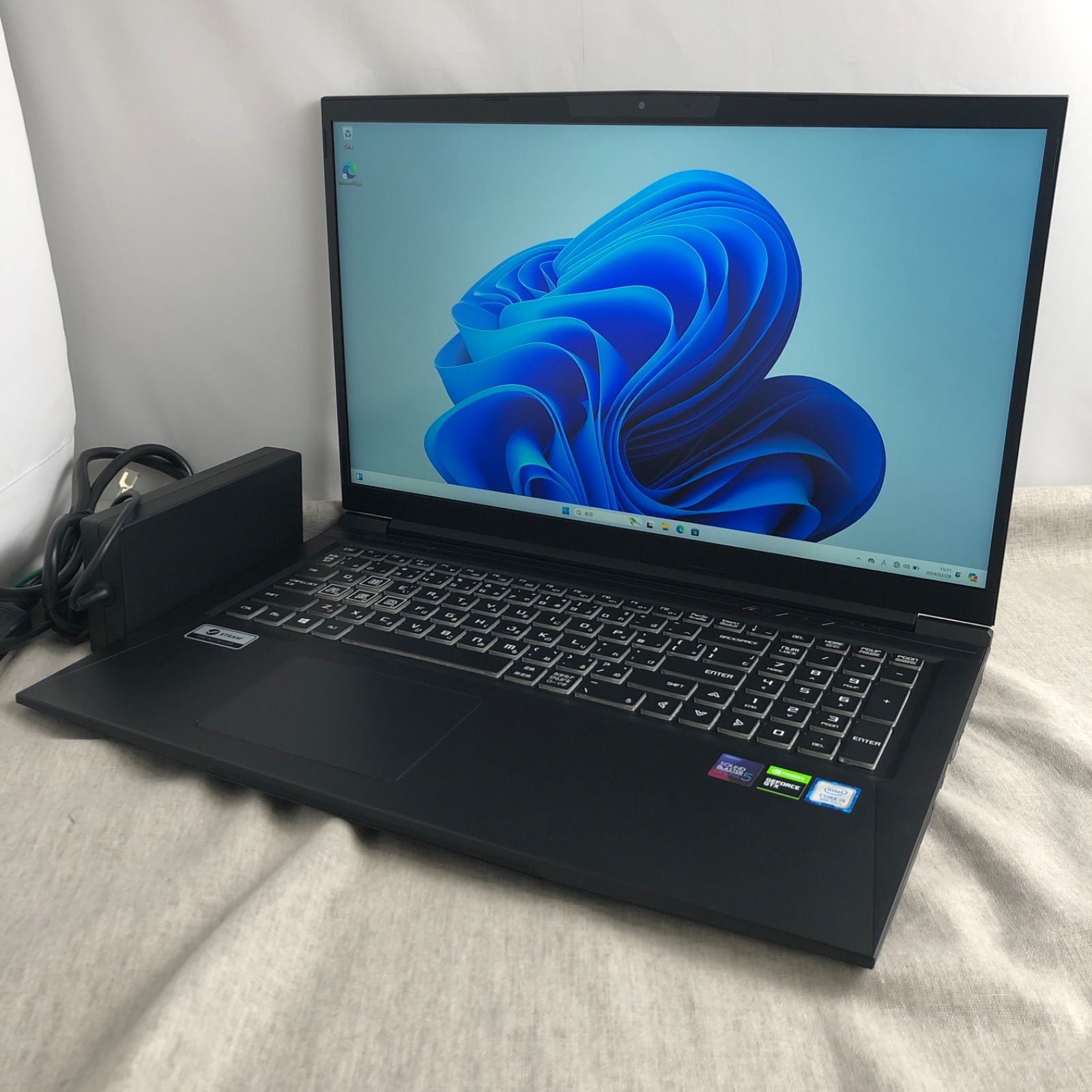 【バッテリー良好】ゲーミングノートPC GALLERIA ガレリア GN50G165D7【i5-9300H・GTX1650・16GB ...