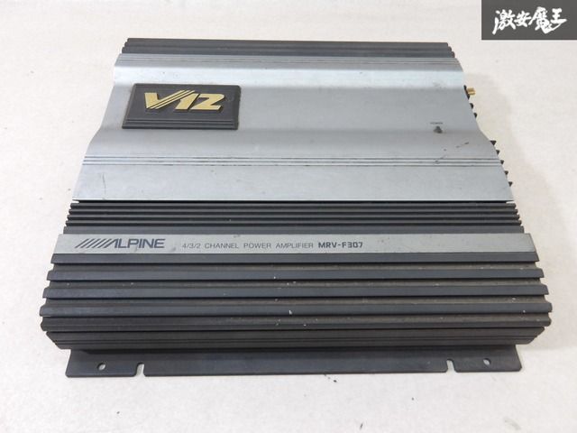 ALPINE アルパイン MRV-F307 90W 4ch 4チャンネル ローディストーション アンプ パワーアンプ 音質 オーディオ 即納 ...