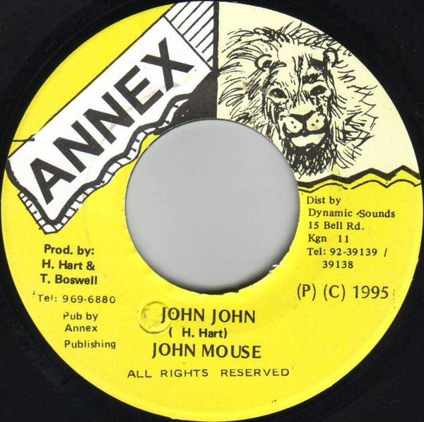 ジャマイカ7” John Mouse John John NONE Annex /00080 - メルカリ